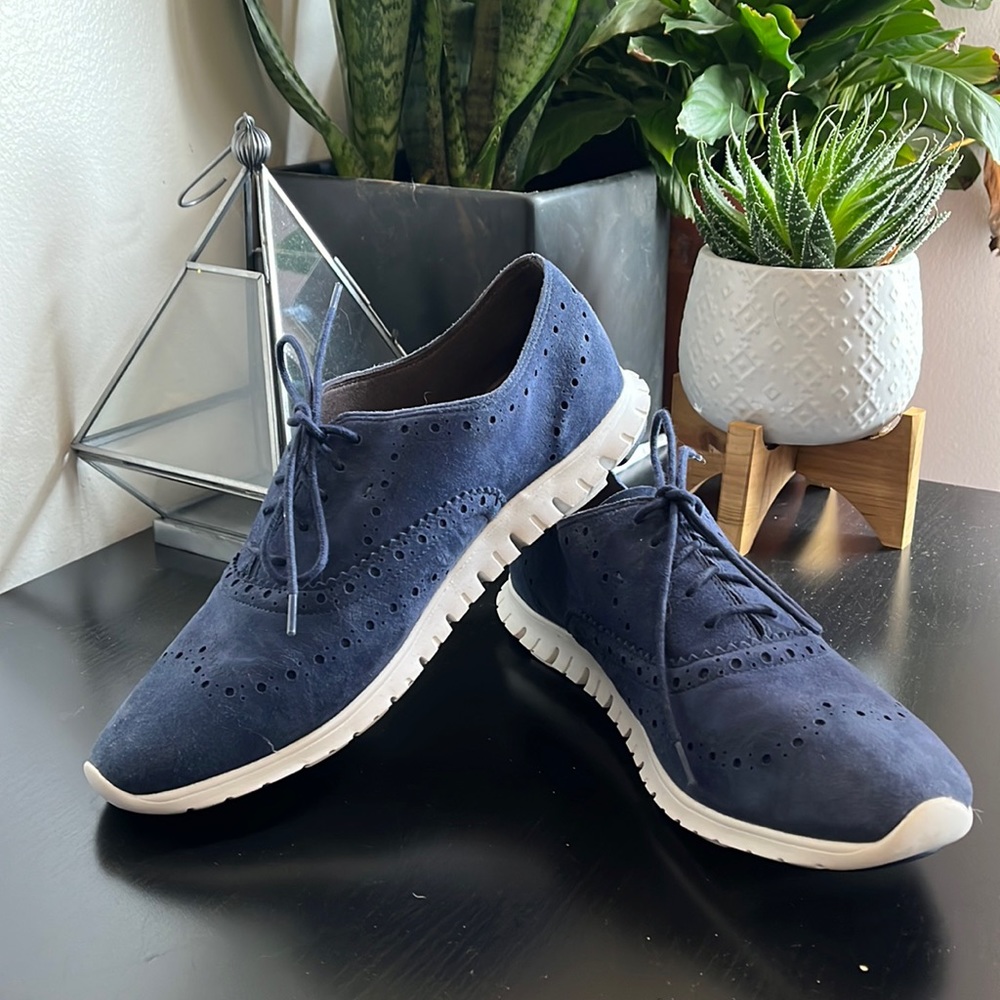 Blue Cole Haan Grand.Os Zerogrand Oxford Style Sneake… - Gem